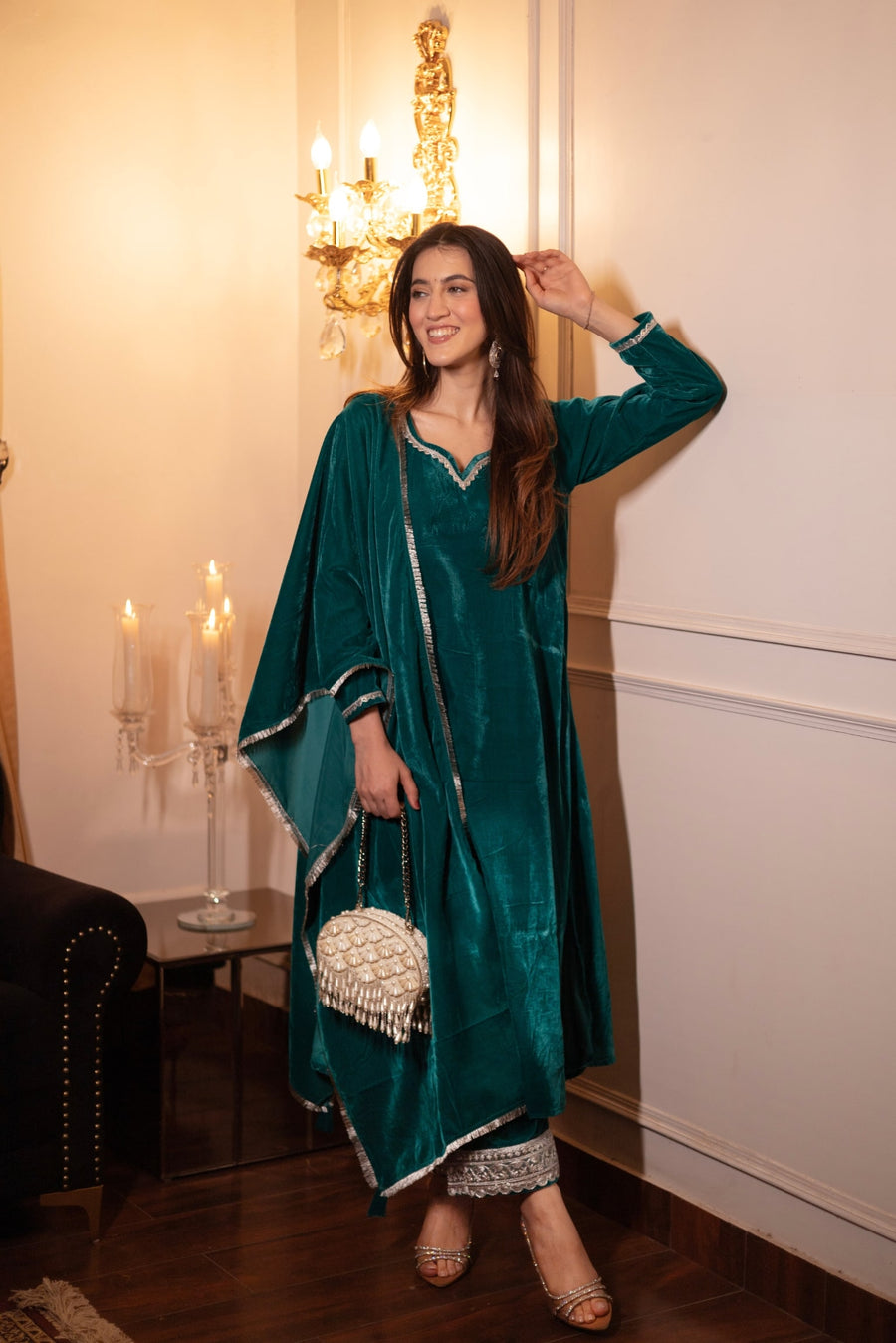 Buy Exclusive Velvet Suits for Women Online in India – DIMPLE DESIGN STUDIO